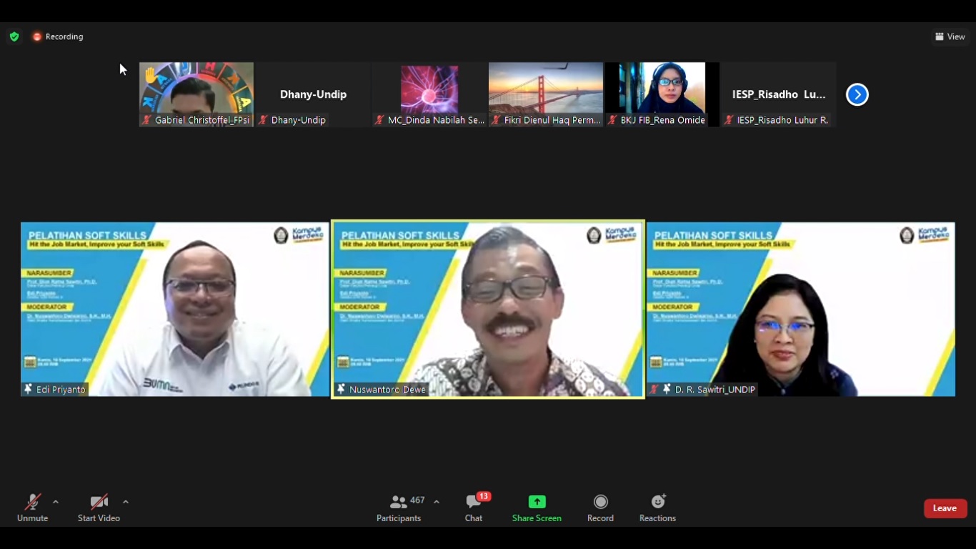 Undip Vice Rector I: It Is Important To Equip Prospective Graduates ...