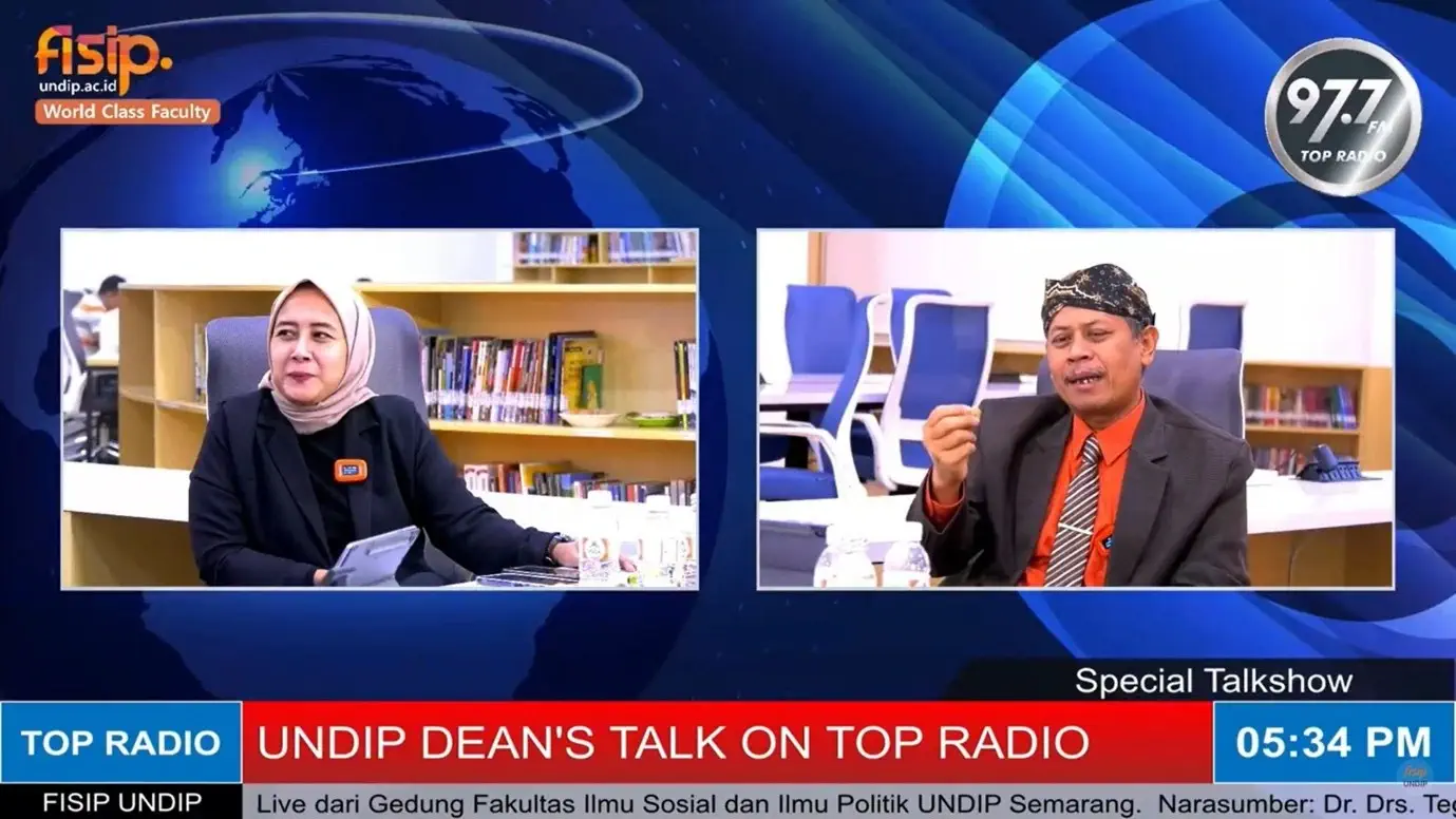 Collaboration between FISIP Undip and Top Radio to Bring Dean's Talk ...